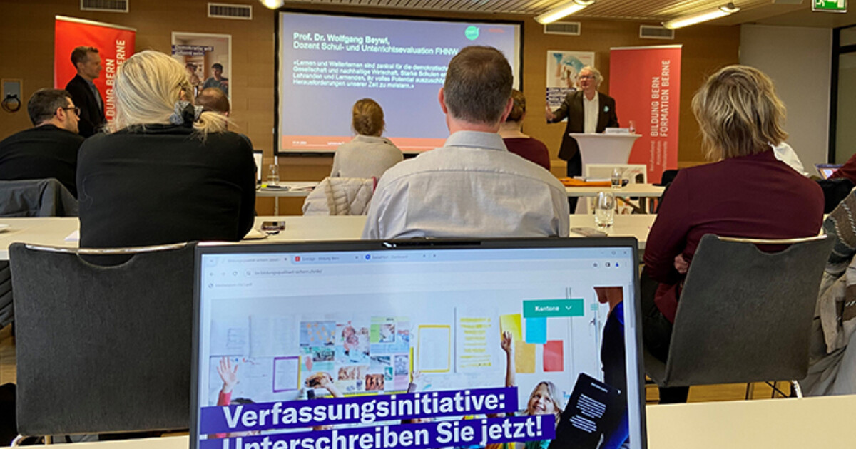 Bildung Bern - Initiative constitutionnelle : garantir la qualité de la ...